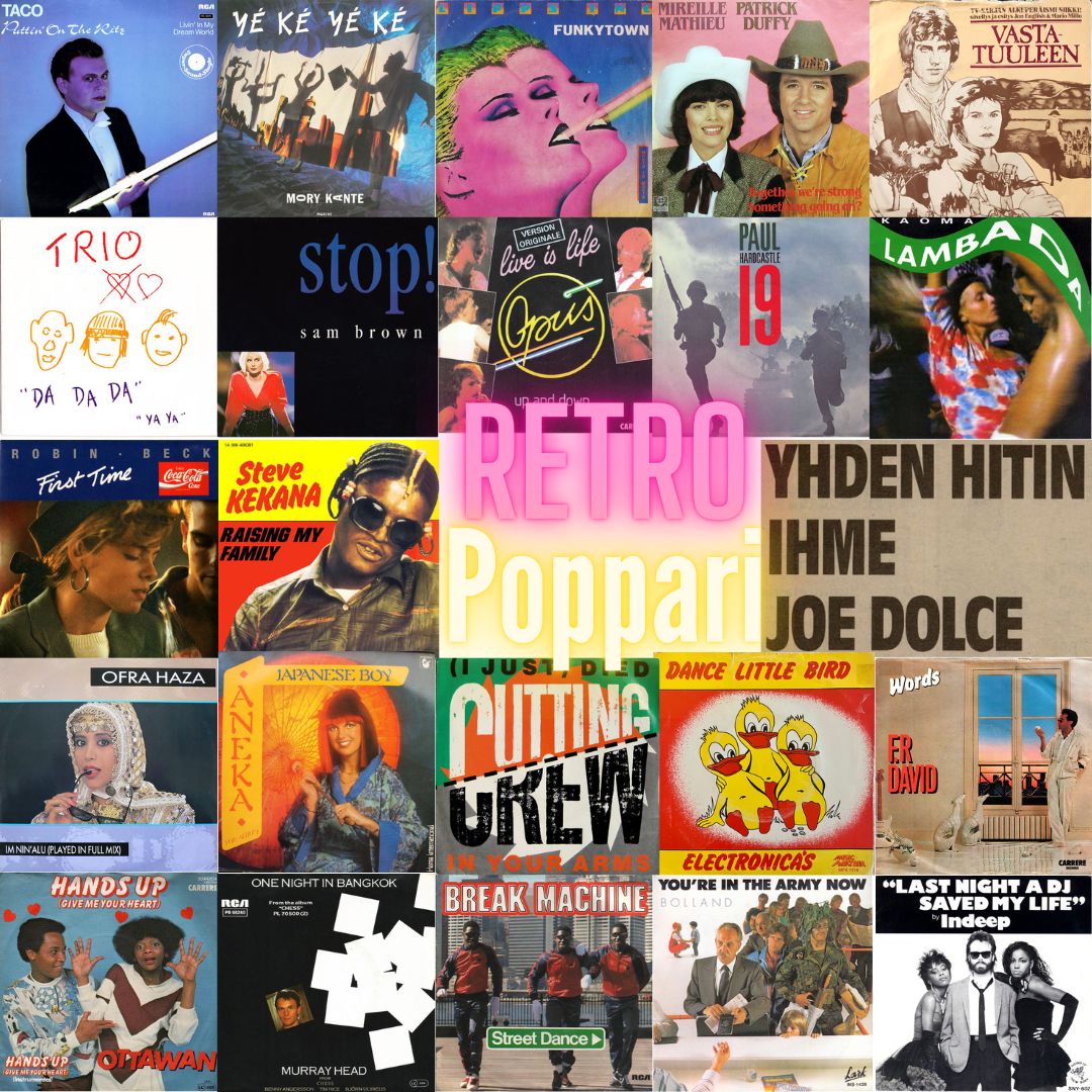 50 suurinta yhden hitin ihmettä 1980-luvun Suomessa – RETROPOPPARI